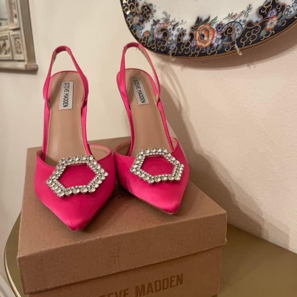 Steve Madden | Shoes | Steve Madden Vionnet Pink Stiletto Pumps | Poshmark